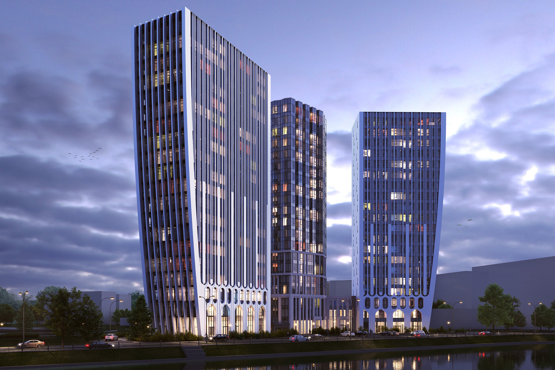 Planung eines multifunktionalen Wohnkomplexes Ankhor in Taschkent